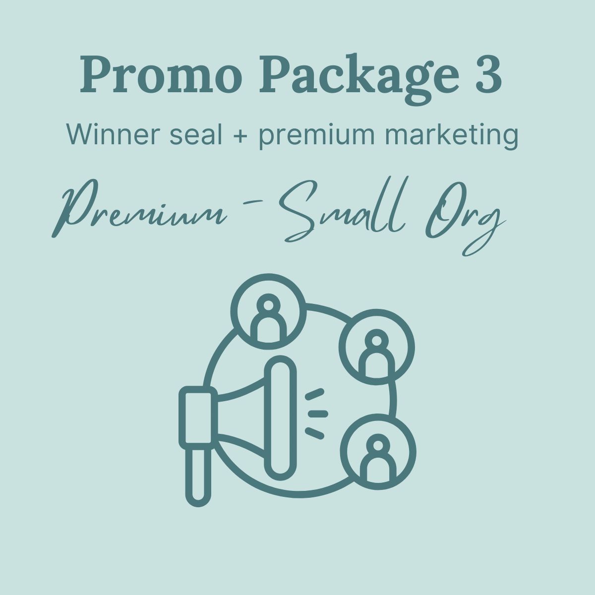 Promo Package 3 Small Org - Sustainability Award