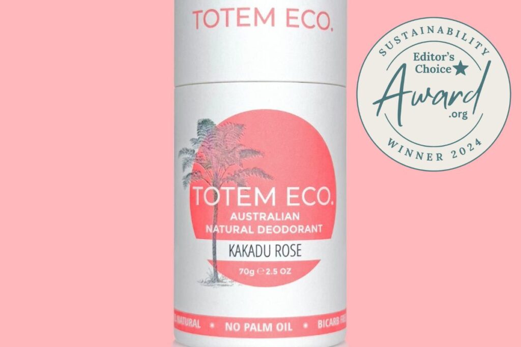 Totem Eco’s Natural Deodorants Win Sustainability Award - Sustainability Award