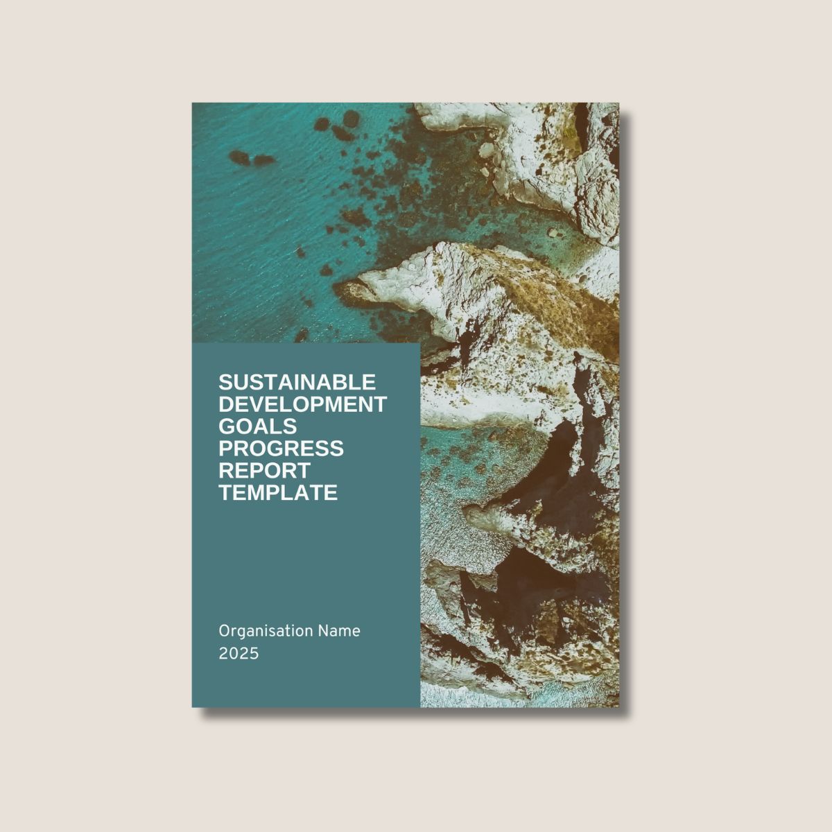 Sustainable Development Goals Report Template - Sustainability Award